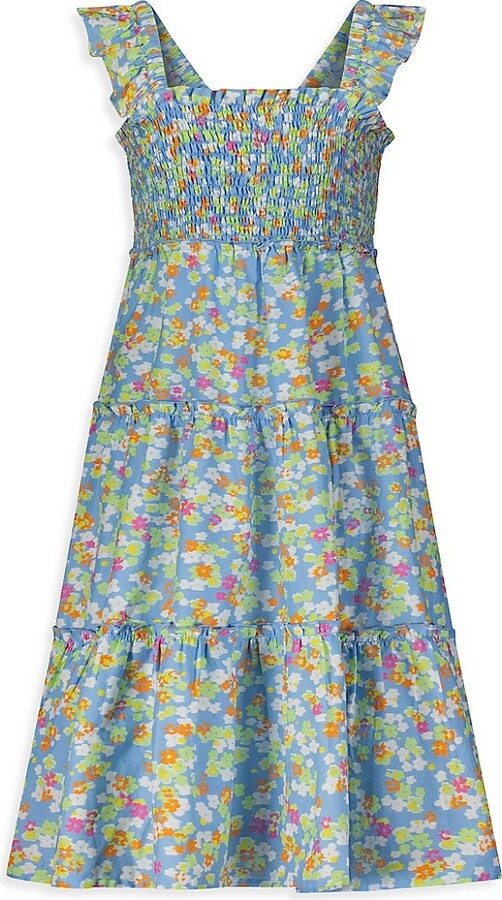 Roller Rabbit Little Girl's & Girl's Marine Ceri Dress - Blue Multi ...