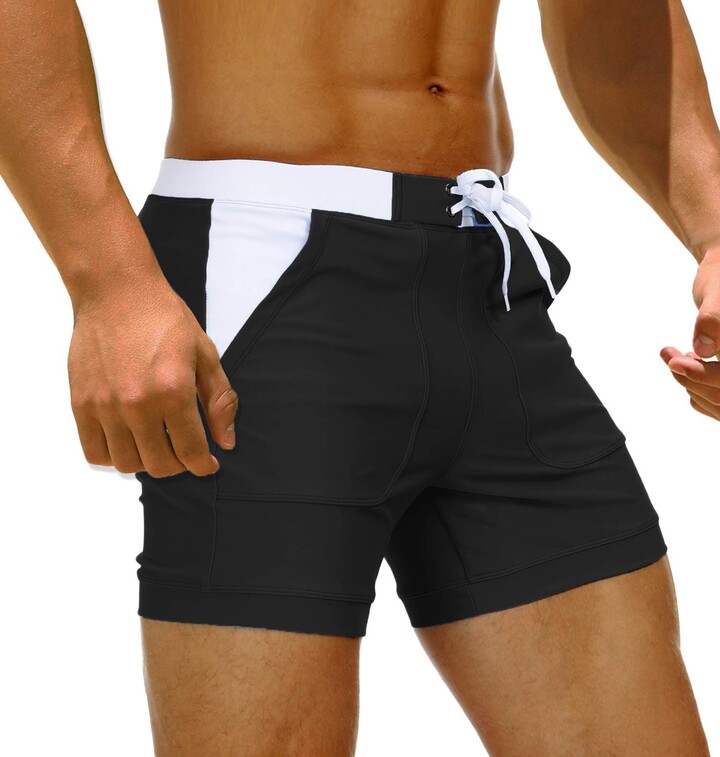 TACVASEN Swim Briefs Men Swimming Boxer Trunks Sports Swimwear Shorts ...