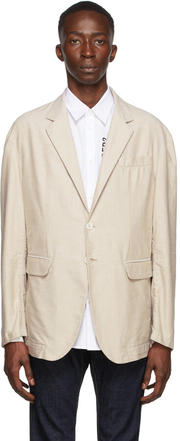 DSQUARED2 Beige Super Relax Blazer - ShopStyle