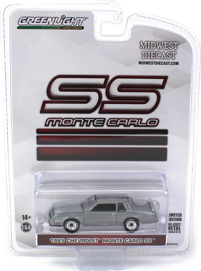 Greenlight Collectibles Raw Chase Unit 1/64 1985 Chevrolet Monte Carlo ...