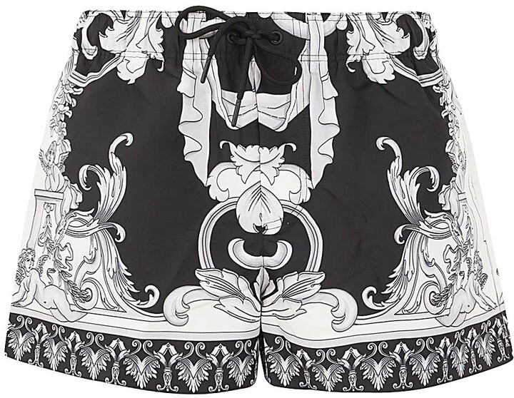 Versace Nylon Baroque Printed Swuimsuit - ShopStyle Swimwear
