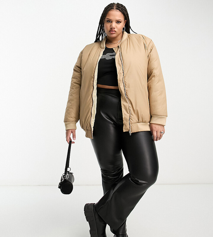 I Saw It First Curve I Saw It First Plus exclusive bomber jacket in ...