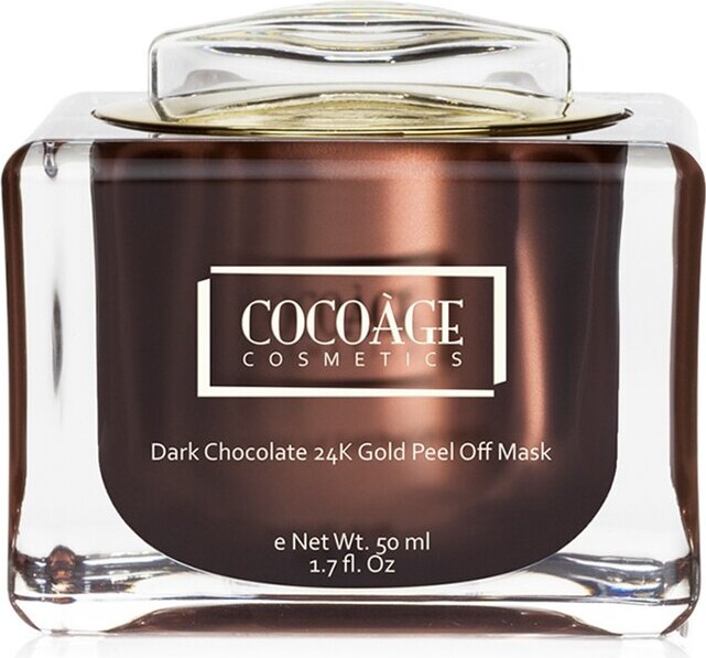 Cocoage Coco Age Cosmetics 1.7oz Dark Chocolate 24K Gold Peel Off Mask ...