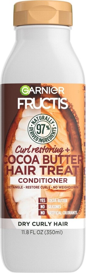 Garnier Fructis Curl Restoring Cocoa Butter Hair Treat Conditioner - 11 ...