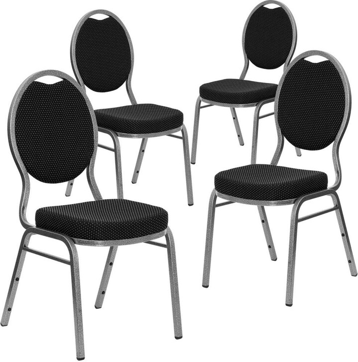 Emma+oliver 4 Pack Teardrop Back Stacking Banquet Chair - ShopStyle ...