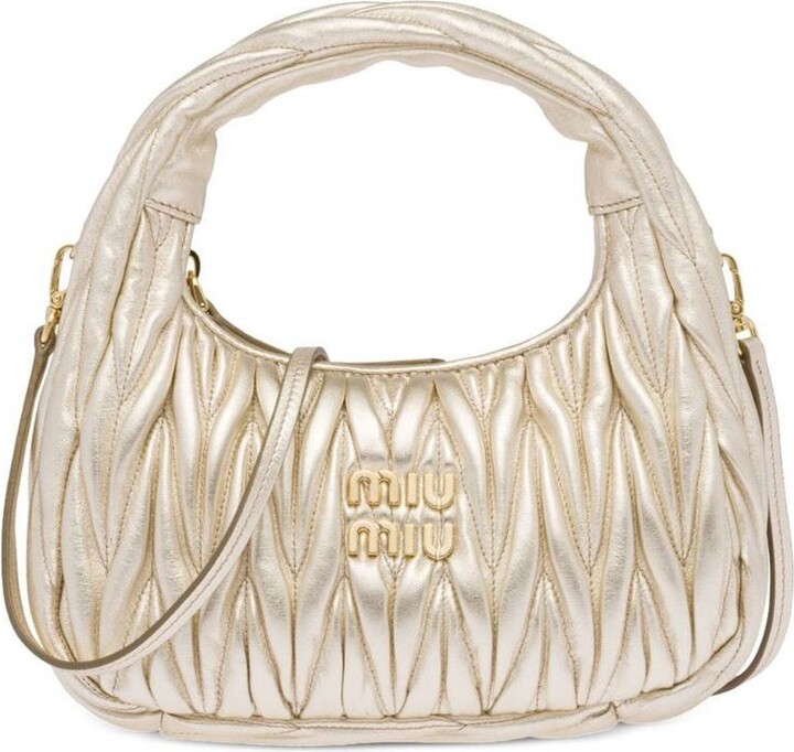 Miu Miu mini Wander matelassé shoulder bag - ShopStyle