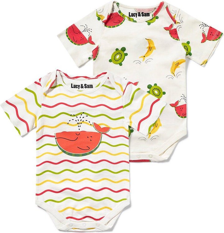 Lucy & Sam Just Imagine Two-Pack Bodies - ShopStyle Boys' Bodysuits