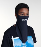 Off-White Logo stretch-jersey mask - ShopStyle