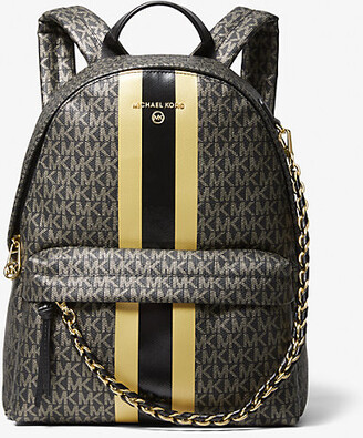 MICHAEL Michael Kors MK Slater Medium Logo Stripe Backpack - ShopStyle