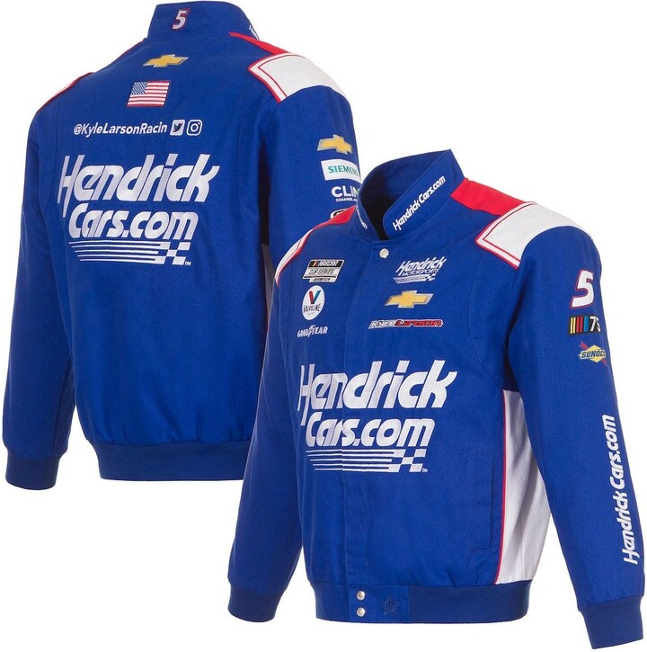 Men's JH Design Royal Kyle Larson HendrickCars.com Twill Driver Uniform ...