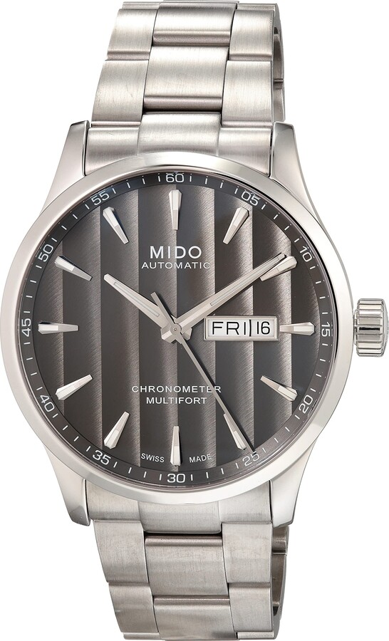 Mido Watch Men Multifort Chronometer 1 Automatic Mido Caliber 80 (Base ...