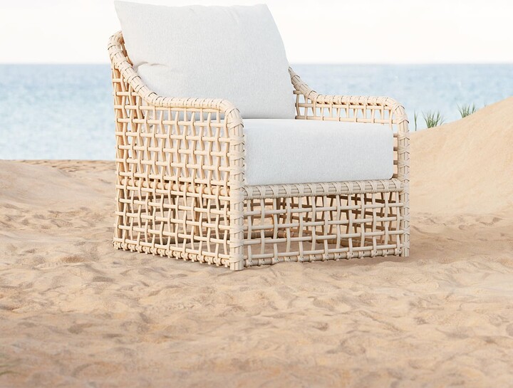 Azzurro Living Kiawah High-Back Club Chair & Polar Cushion - ShopStyle ...