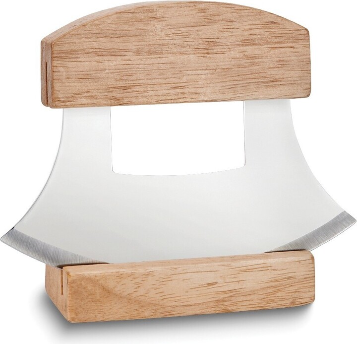 Curata Stainless Steel Ulu Knife with Wooden Stand - ShopStyle Bar and ...