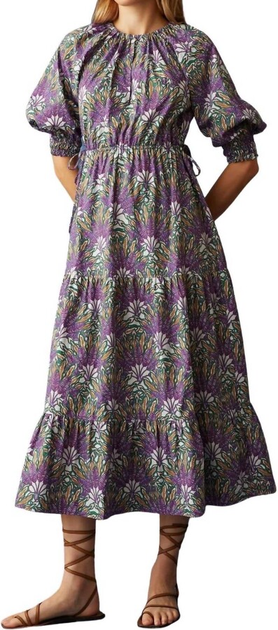 Marie Oliver Farin Dress In Palm Fan - ShopStyle