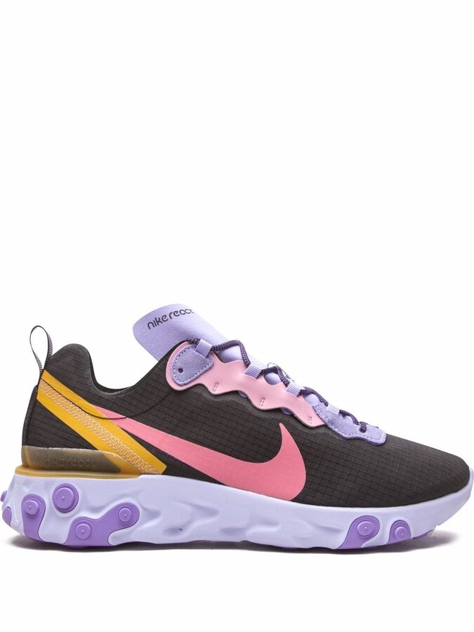 Nike React Element 55 low-top sneakers - ShopStyle Trainers & Athletic ...