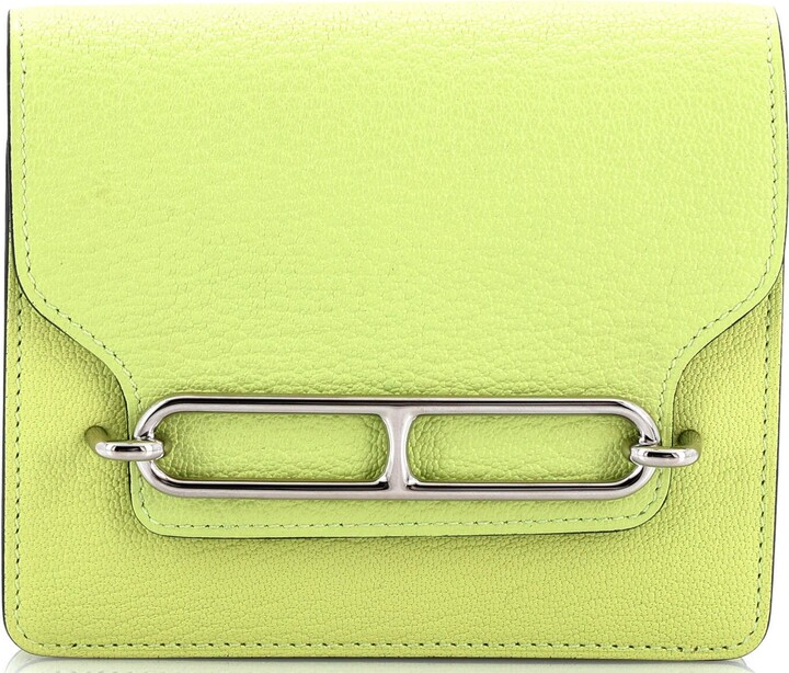 Hermes Roulis Slim Wallet Chevre Mysore - ShopStyle