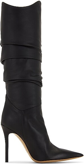 Ilio Smeraldo x Giulia Lellis Scrunchy Boot in Black - ShopStyle