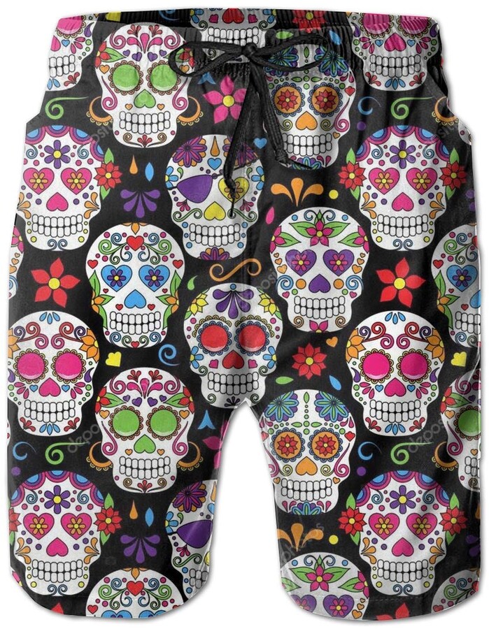 QUEMIN Mens Swim Trunks Quick Dry Suits Summer Holiday Beach Shorts ...