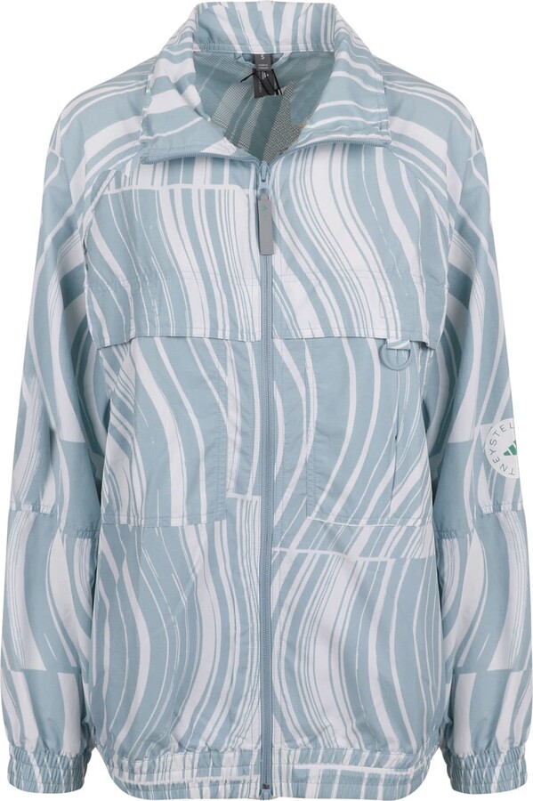 adidas by Stella McCartney Oversize Zip Closure Jacket - ShopStyle