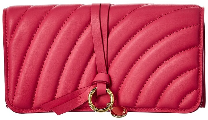Chloé Alphabet Quilted Leather Continental Wallet - ShopStyle