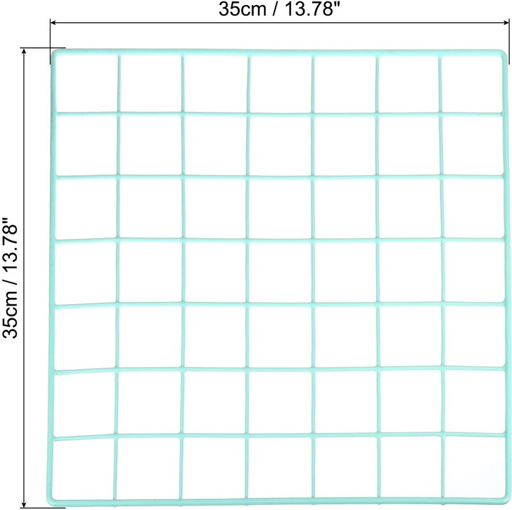 Unique Bargains 14x14" Wire Grid Panel with Nails Clips, 2 Pack Metal ...