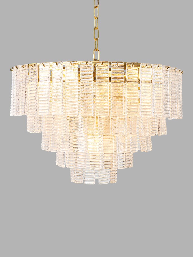 Pure White Lines Toronto Tiered Ceiling Light - ShopStyle