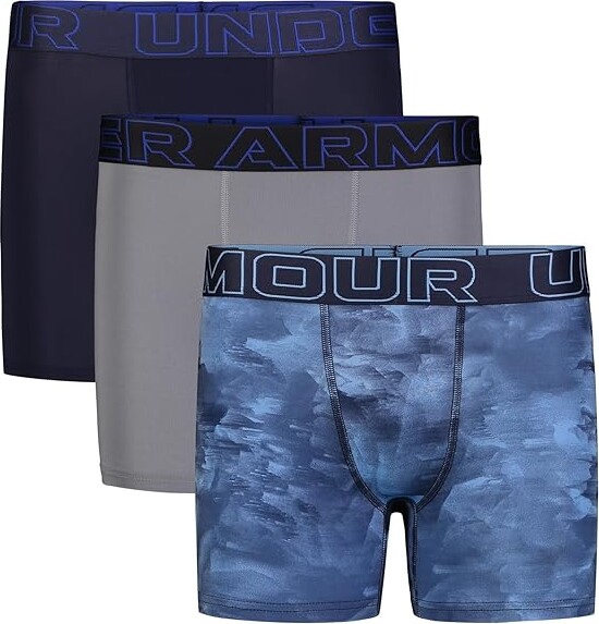 Under Armour Kids Performance Tech - Prints 3-Pack (Big Kids) (Midnight ...