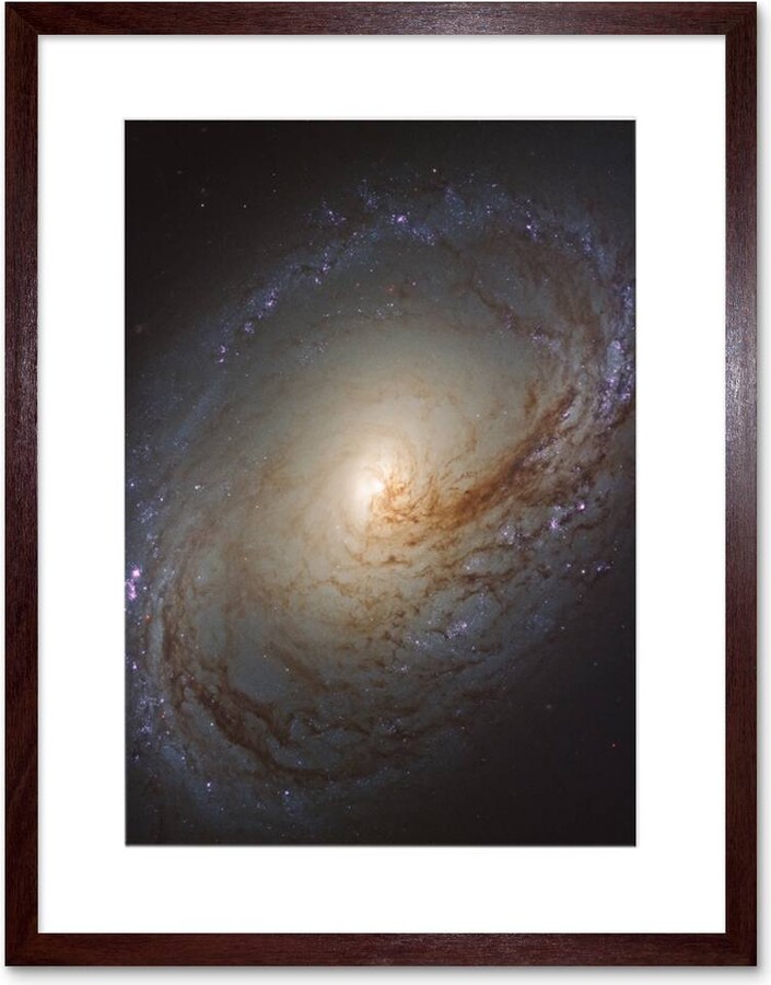 Artery8 Wall Art Print Hubble Space Astronomy NGC 3368 Orange Blue ...