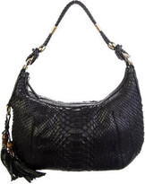 Gucci Python Medium Techno Horsebit Hobo - ShopStyle