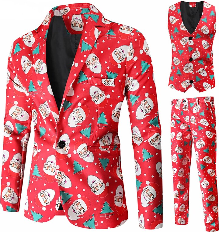 LUCKME Christmas Blazer Suit for Men - ShopStyle