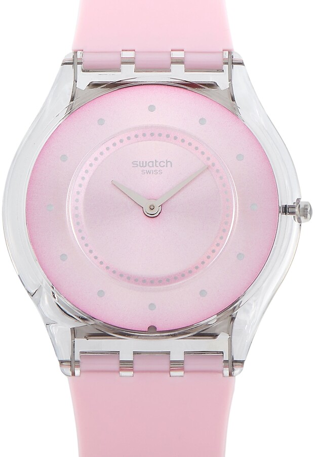 Swatch Skin Classic Pink Pastel Quartz Watch SFE111 - ShopStyle