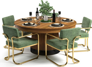 RAM Game Room Prohibition Series 60" Poker Table With Dining Top And ...