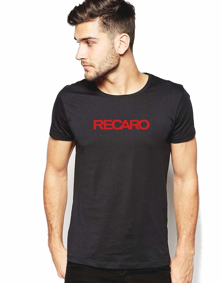 Trlc Recaro T-Shirt Logo Car Racing Seats Sports (Black XL) - ShopStyle