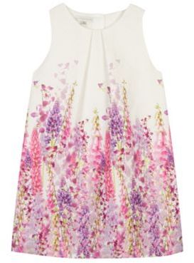 RJR.John Rocha Designer girl's white floral border dress - ShopStyle