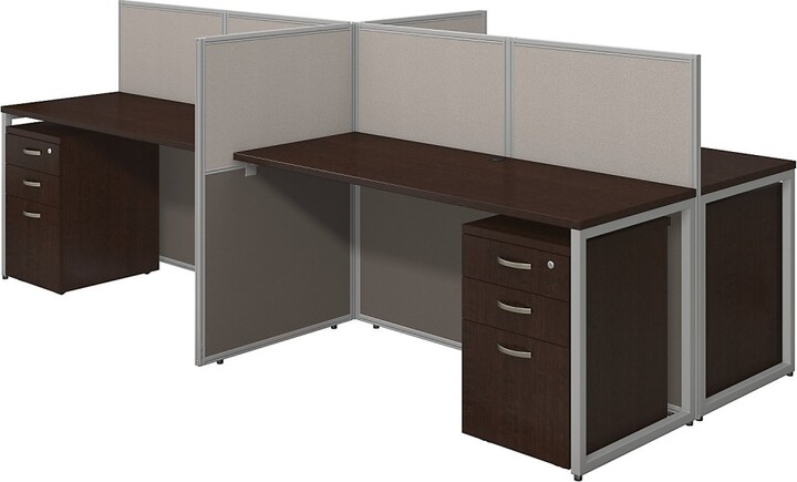 cubicles.com Collaborative Cubicle Desks with Storage 24x60 - ShopStyle