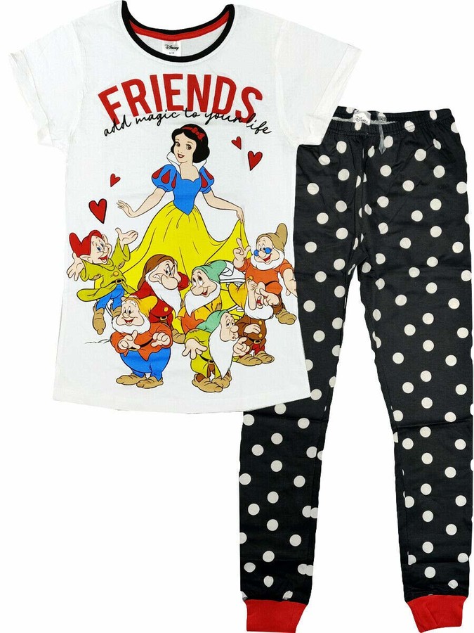 Tdp Textiles Womens Snow White and the Seven Dwarfs Pyjamas Disney ...