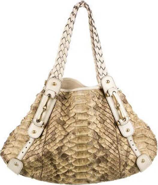 Gucci Medium Python Pelham Bag - ShopStyle