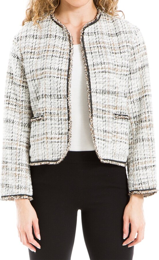 Max Studio Tweed Short Jacket - ShopStyle