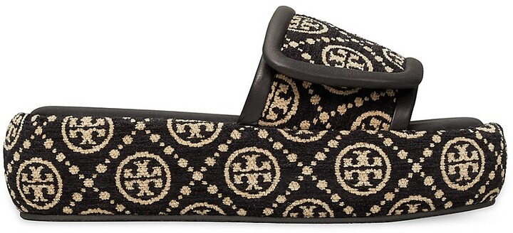 Tory Burch T Monogram Bubble Slides - ShopStyle