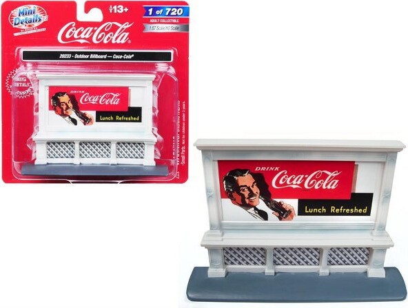 Outdoor Billboard "Coca Cola" for 1/87 (HO) Scale Models by Classic ...