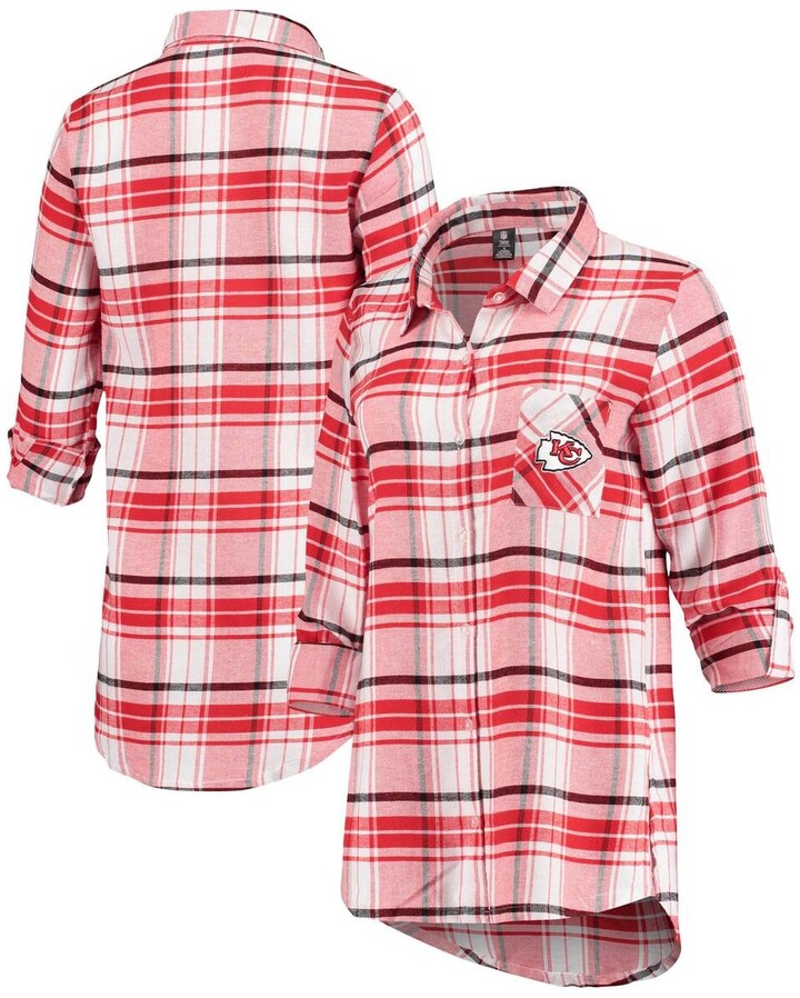 Concepts Sport Women's Red, Black Kansas City Chiefs Accolade Flannel ...