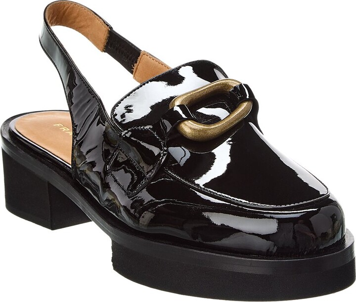 Frame Denim Le Begonia Patent Slingback Loafer - ShopStyle