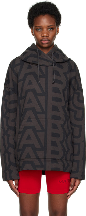 Marc Jacobs Gray 'The Monogram' Hoodie - ShopStyle