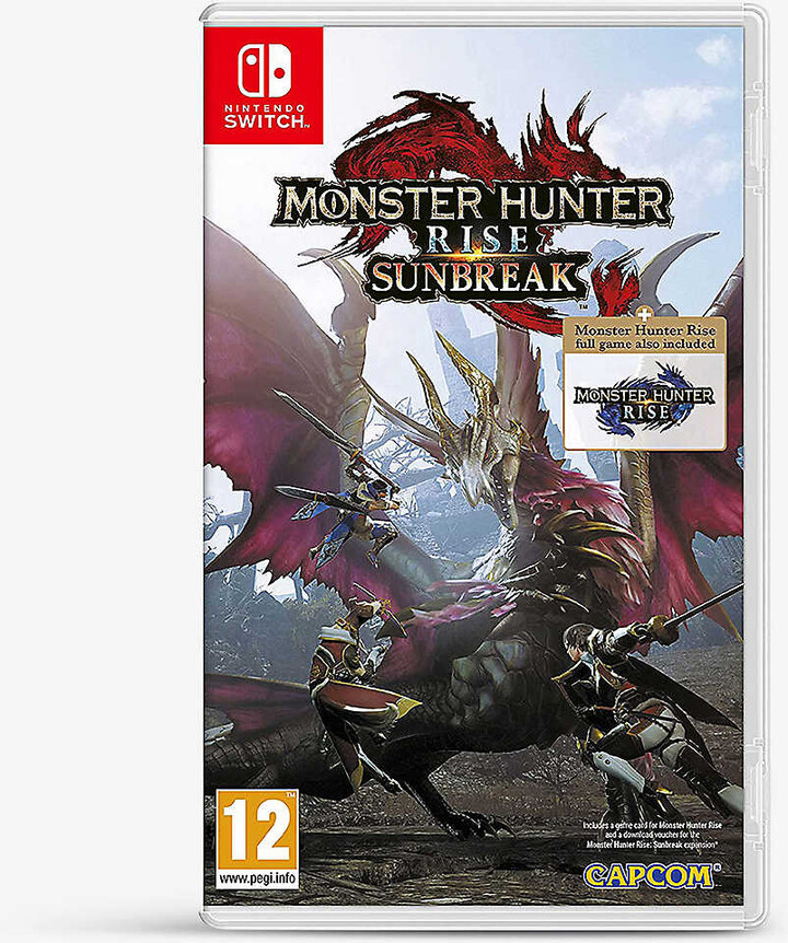 Nintendo Monster Hunter Rise + Sunbreak Switch video game set of 2 ...