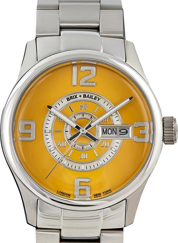 Brix + Bailey The Brix + Bailey Orange Simmonds Men's Unisex Wrist ...