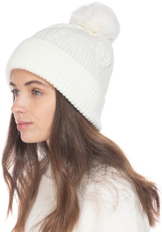 INC International Concepts Beanie With 2 Interchangeable Poms, Created ...