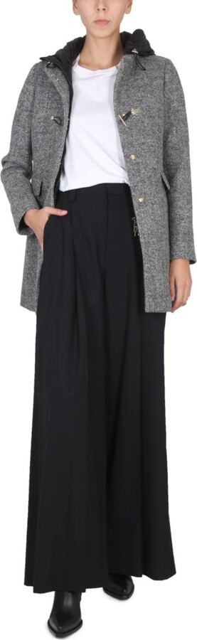 Fay Womens Grey Other Materials Trench Coat - ShopStyle