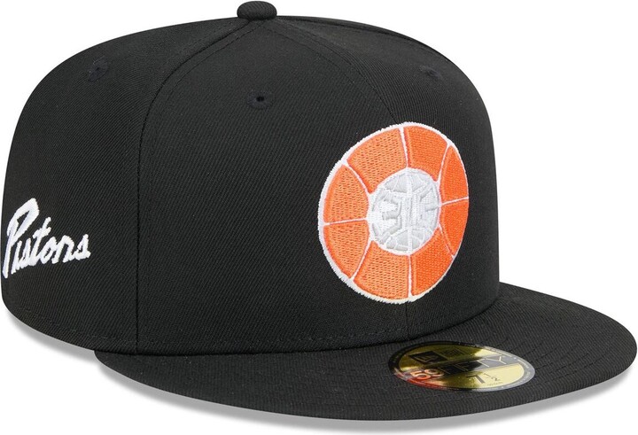 New Era Men's Black Detroit Pistons 2024/25 City Edition Alternate ...