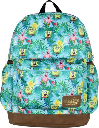 SpongeBob Squarepants And Patrick Star Tropical School Travel Backpack ...