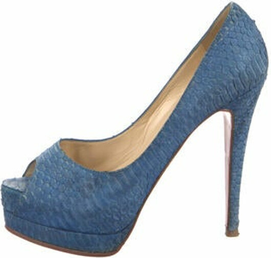 Christian Louboutin Python Animal Print Pumps - ShopStyle